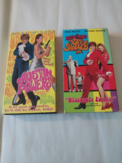 Austin Powers 1 And 2 Vhs Movie Lot Spy Who Shagged Me £8 35 Picclick Uk