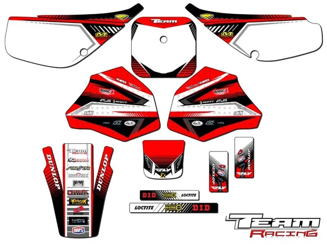 1996-2002 KIT GRAPHIQUE Honda Cr 80 Décalcomanies Deco Cr80 80R 2001 ...