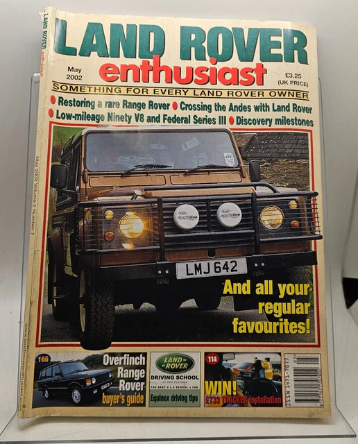 LAND ROVER ENTHUSIAST Magazine - Issue # 7, Vol 2 - May 2002 £5.02 ...