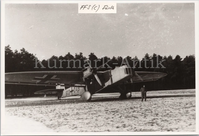 T180 FOTO WEHRMACHT Archiv Repro Luftwaffe Flugzeug Do13 FFS (C) Fürth ...