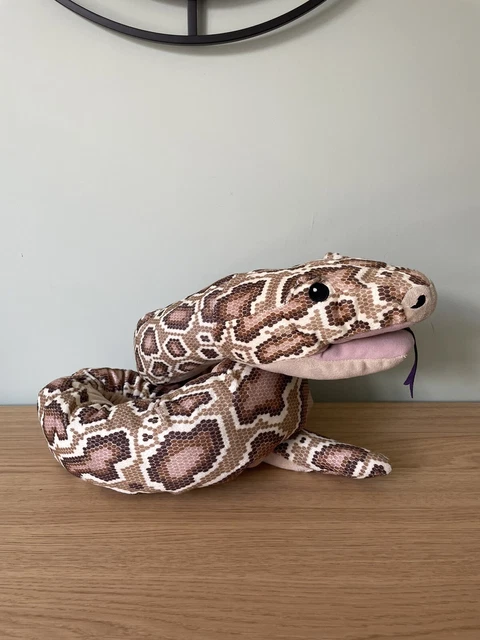 IKEA DJUNGELSKOG LARGE 60cm (24”) Snake Hand Puppet Plush Soft Cuddly ...