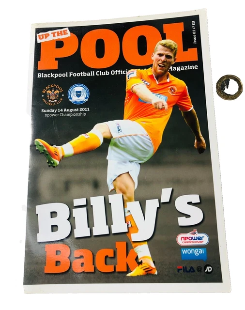 RUGBY MAGAZINE BLACKPOOL Up the Pool August 2011 Vintage ra £7.12 ...