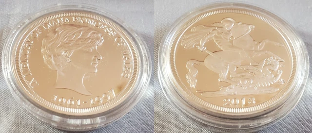 PRINCESS DIANA SILVER Coin Beautiful Prince Harry Spare King Charles ...
