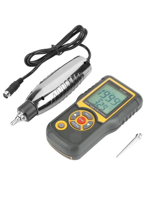 HT-1201 DIGITAL SPLIT Type Vibration Meter Temperature Tester ...