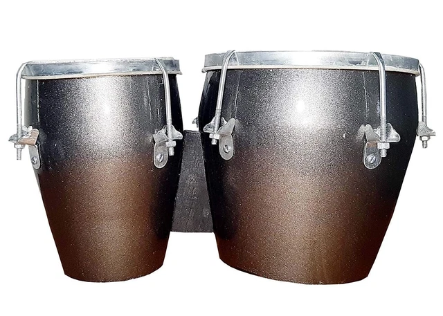 BANGO TAMBOUR INDIEN Musical Instrument Deux Pièce Main Fabriqué En ...