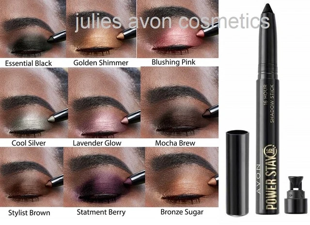AVON POWER STAY Shadow Stick 2-in-1 Eyeshadow & Eyeliner 16 Hour ...