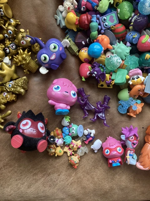 MOSHI MONSTERS TOYS Bundle Mini Collectable Figures Gold Ultra Rare 550 ...