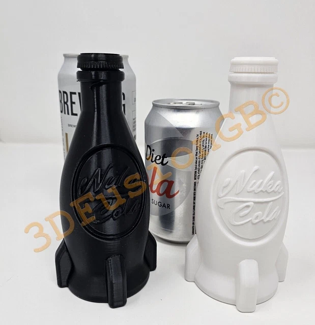 NUKA COLA BOTTLE and Cap from Fallout Prop Cosplay Paintable | 3D ...