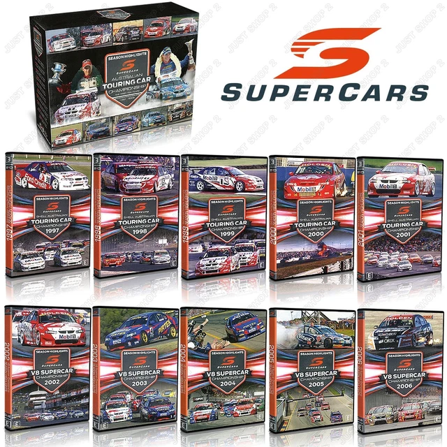 V8 SUPERCARS THE First 10 Years Series Highlights 1997 - 2006 DVD ...