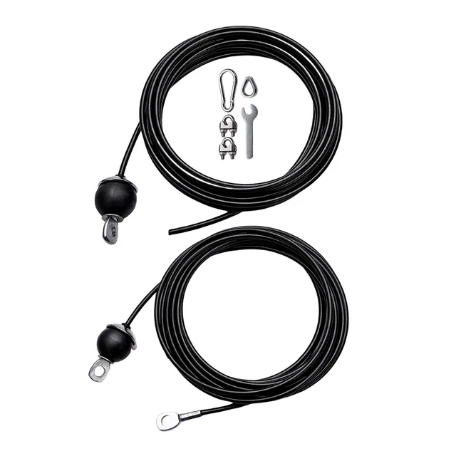 STEEL WIRE ROPE Home Gym LAT Pulldown Cable Fitness Pulley Cable ...