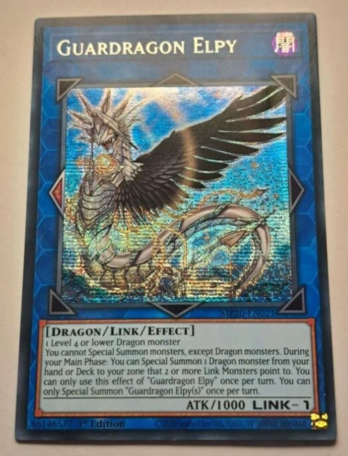 GUARDRAGON ELPY - MP20-EN021 - Prismatic Secret Rare - 1st Edition ...