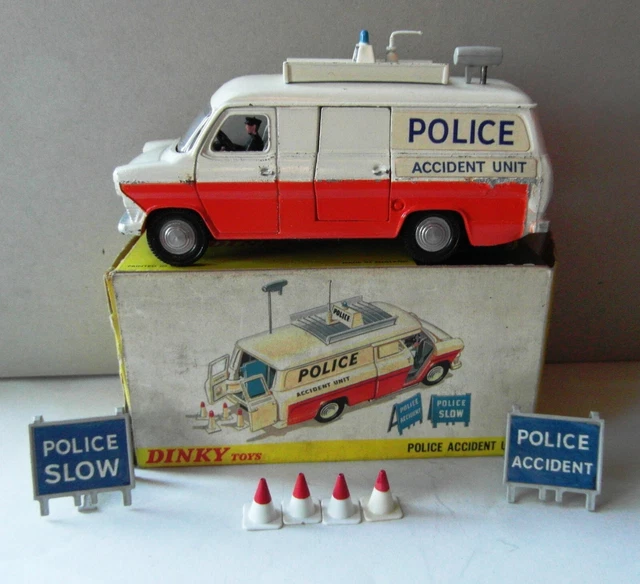DINKY 287 Ford Transit Police Accident Unit. Complete with Original Box ...