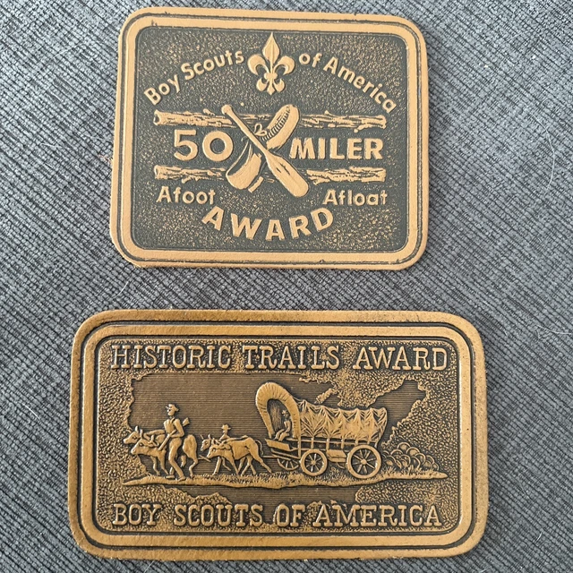 1960S BSA HISTORIC Trails & 50 Miler Award Leather Patches & Transfer ...