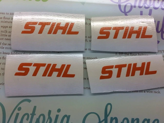STIHL STICKERS CHAINSAW Decals X 4 £1.95 - PicClick UK