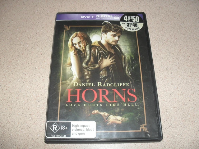 DVD HORNS DANIEL RADCLIFFE $5.95 - PicClick AU