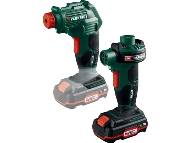 PARKSIDE CORDLESS COMPRESSOR PAK 20 Li B2 air pump PALP 20 LI B2 ...