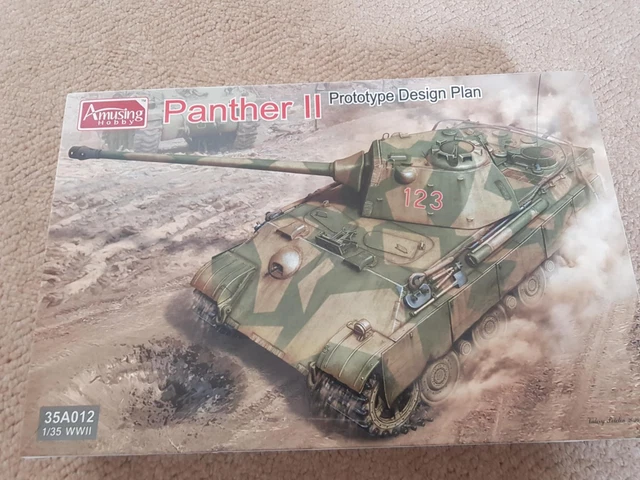AMUSING HOBBY MODEL Kit Military PANTHER II Prototype etched frets 1:35 ...