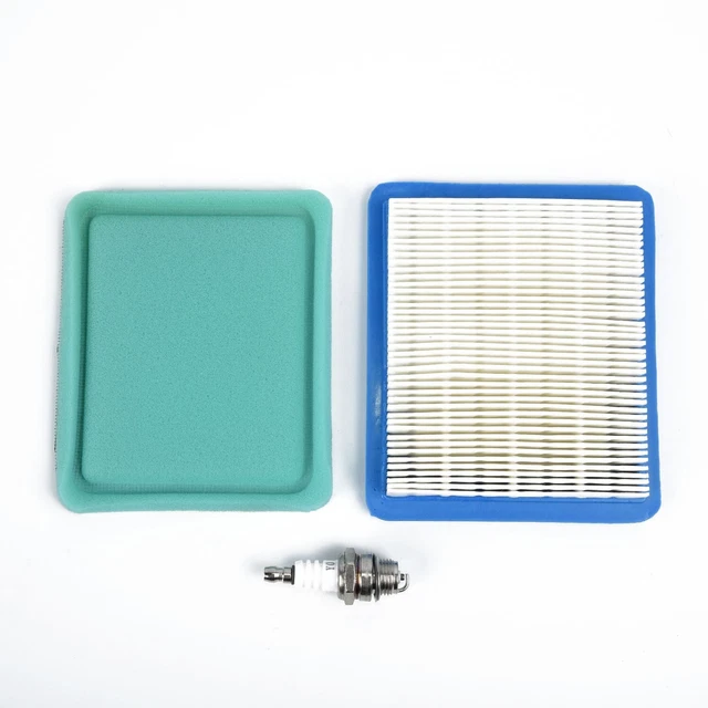 COMPLETE AIR FILTER and Spark Plug Replacement Kit For 491588S 491588 ...