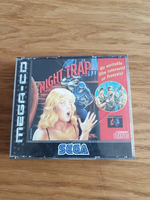 JEU SEGA MEGA Cd Night Trap Mega-CD Complet notice version Française ...