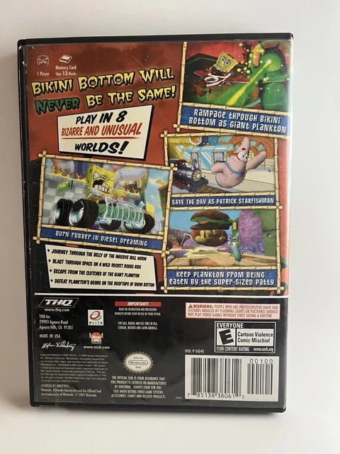 SPONGEBOB SQUAREPANTS: CREATURE from the Krusty Krab - CASE + DISC $20. ...
