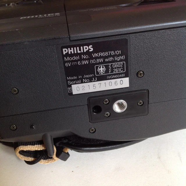 FOR PARTS PHILIPS Explorer VHS C camcorder model VKR 6843 £9.99 ...