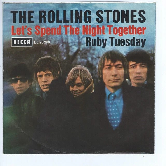 SINGLE ROLLING STONES: LET'S SPEND THE NIGHT TOGETHER / RUBY TUESDAY ...