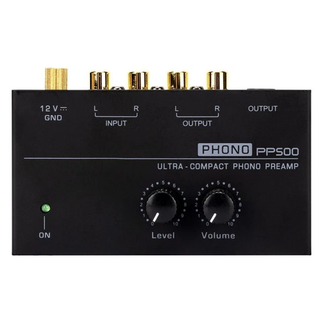 ULTRA-COMPACT PP500 PHONO Preamp with Level Volume Control Phono Preamplifier $39.05 - PicClick AU