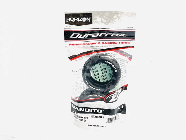 NEW DURATRAX BANDITO 1/10 Buggy Tires Front 4WD C3 (2) DTXC3973 $40.25 ...
