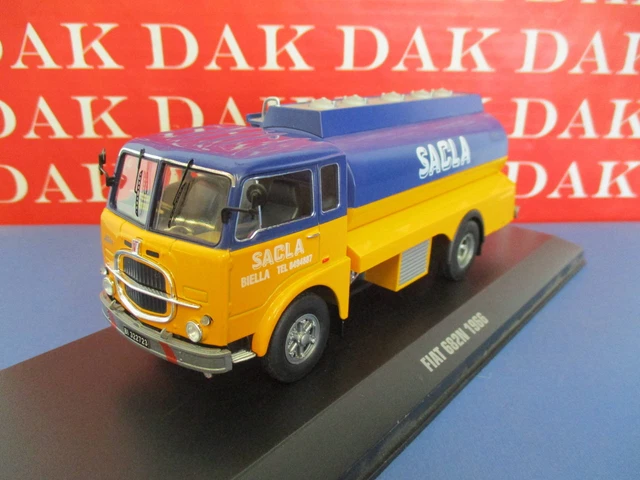 DIE CAST 1/43 Modellino Camion Truck Fiat 682N Cisterna Sacla 1966 by ...