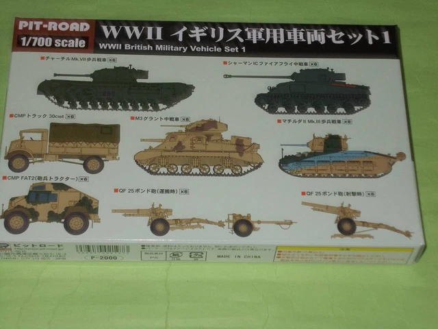 1/700 PIT ROAD Mi08 Wwii British Military Vehicle Set 1 EUR 62,71 ...