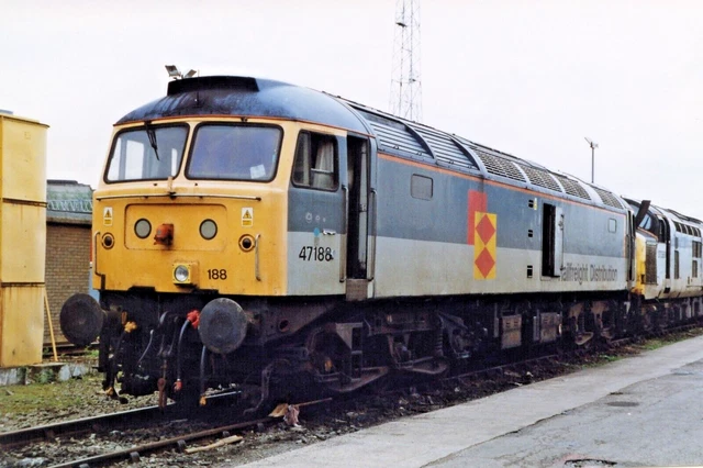 CLASS 47 NO 47188 in rfd at crewe rip £1.20 - PicClick UK