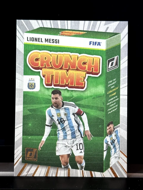 2023-24 PANINI DONRUSS football crunch time-Lionel Messi-N°1 EUR 1,84 ...