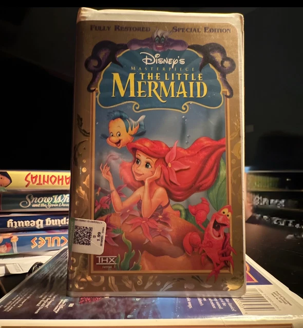 DISNEY THE LITTLE Mermaid 12731 VHS Masterpiece Collection, Special ...