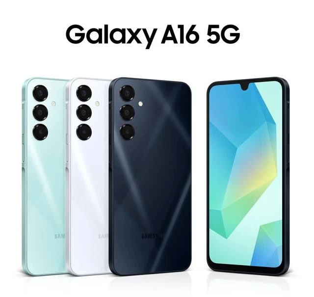 SAMSUNG GALAXY A16 5G Mobilephone 128GB Android Dual Sim Brand New ...