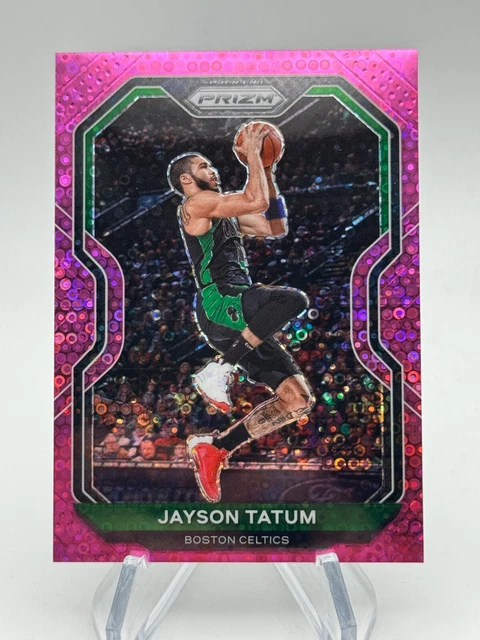 2020-21 PRIZM BASKETBALL JAYSON TATUM Rose Disco /50 #119 Boston ...