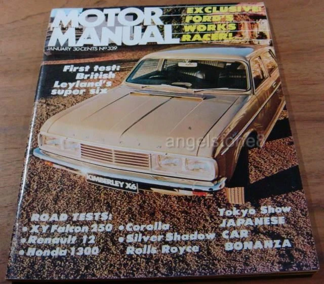 1971.MOTOR.FORD FALCON FUTURA 250.Honda.Renault.Hunter.Corolla.ROLLS ...