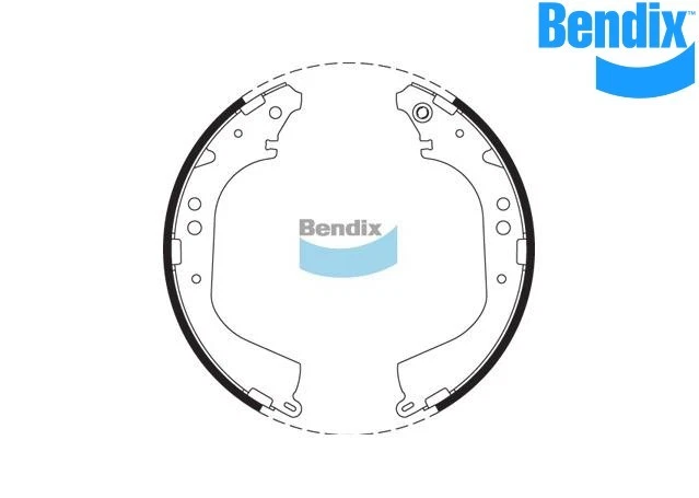 BENDIX BRAKE SHOE Set Rear For Toyota Hilux 97-05 3.0D 4x4 Ute DSL ...