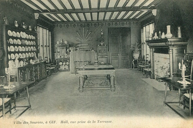 CARTE GIF SUR YVETTE Villa des Sources Hall Vue prise de la Terrasse ...