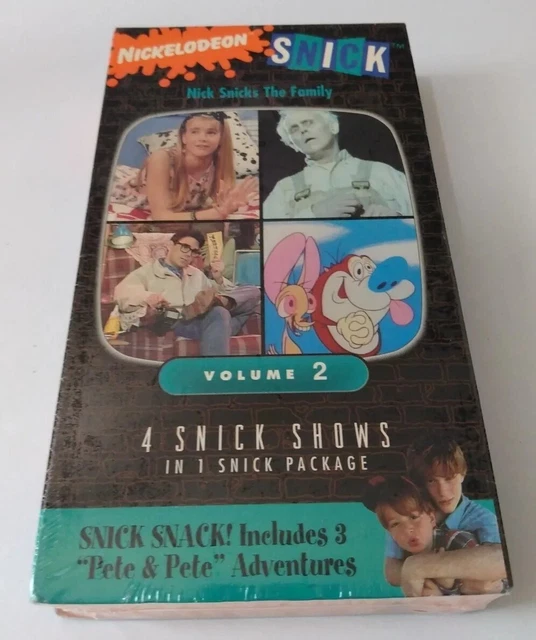NICKELODEON SNICK VOLUME 2 Nick Snicks The Family VHS 1993 RARE £26.51 ...