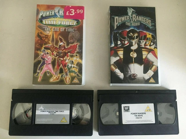 POWER RANGERS VHS video tapes x 2 - THE MOVIE & TIME FORCE £5.99 ...