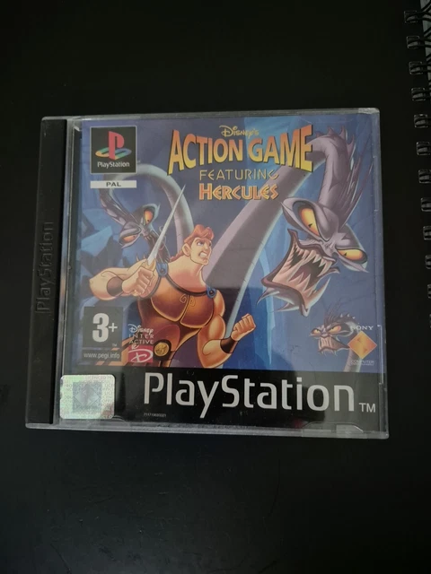 DISNEY’S ACTION GAME Featuring Hercules PS1 Black Label Complete with ...