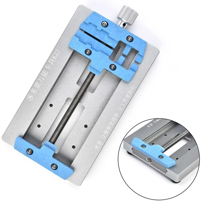MACHINES MAINTENANCE PCB Mount K22 Base Plate Clamp Silver 0.1KG Metric ...