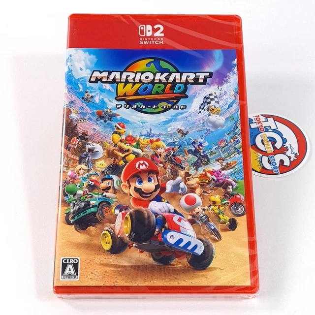 MARIO KART WORLD Nintendo Switch 2 Japan Ed. New (GAME CART) [Multi ...