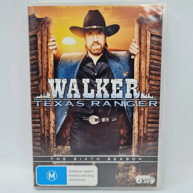 WALKER TEXAS RANGER (1993) DVD Season 6 Chuck Norris TV Series - Region ...