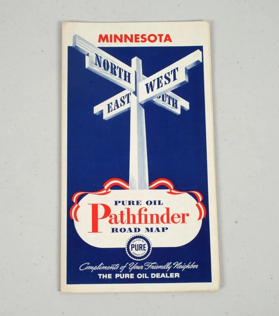 1953 NEBRASKA STANDARD Oil Highway Road Map Brochure Gas Service ...