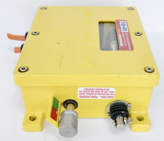 NHP EX-55-4-00-GWNBB TRIP Wire Switch Emergency Stop 240V/3A IP65/67 ...