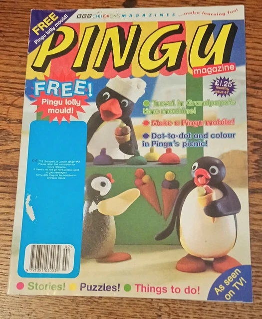BBC PINGU CHILDREN'S magazine No. 47 1990s Free lolly mould not ...