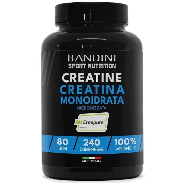 BANDINI® CREATINA CREAPURE® Monoidrata 240 Compresse Integratore per ...
