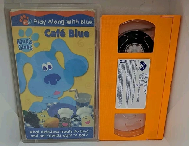 BLUE'S CLUES - Cafe Blue (VHS, 2001, Nick Jr., Nickelodeon) £13.63 ...