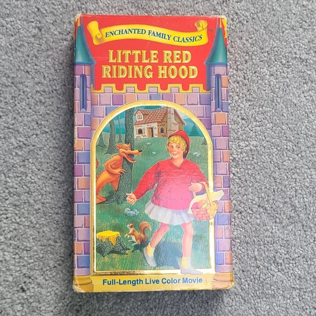 LITTLE RED RIDING Hood (VHS 1991) Enchanted Family Classics, Full ...